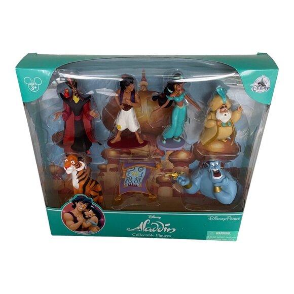 Disney | Toys | Disney Parks Aladdin Genie Jasmine Rajah Jafar Sultan ...